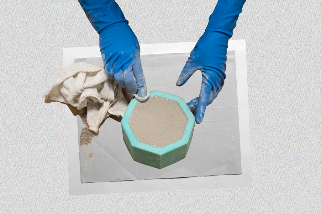 Step 2: Placing Concrete Mix Into Mold – Concrete Concrete